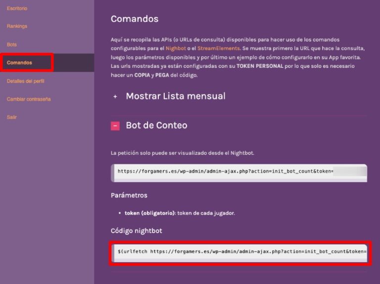 Comando !conteo con Nightbot para Twitch – Kodea